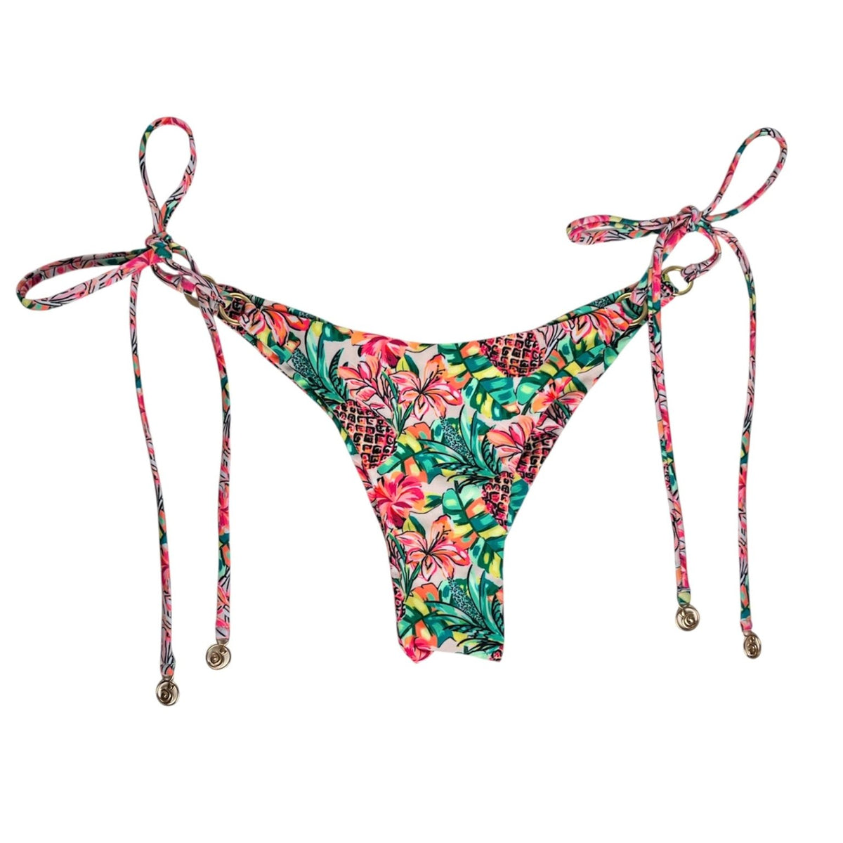PINEAPPLE BLOOM CHEEKY SCRUNCH BOTTOM – Berry Beachy Swimwear